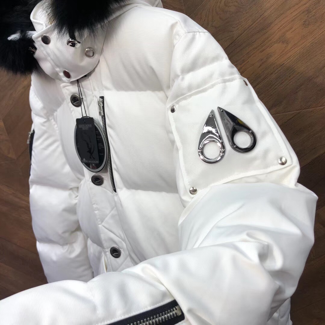 Buy Replica Moose Knuckles Men’s 3Q Jacket White / Black Fox Fur - Buy ...